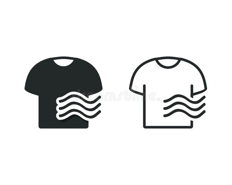Wet Clothes Dry. Illustration Vector Stock Vector - Illustration of ...
