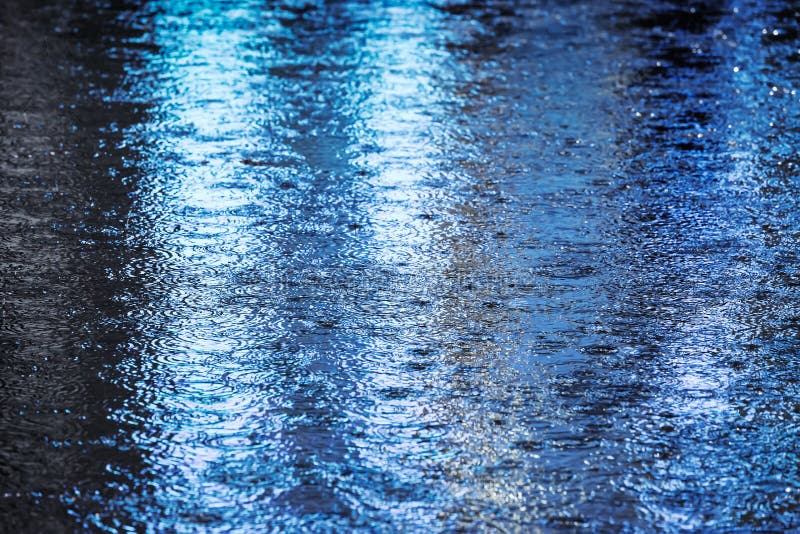 Wet colored pavement stock image. Image of water, raindrop - 60314609