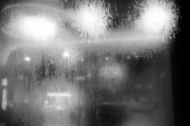 Wet, Dirty, and Dusty on Glass Window Background. Stock Photo - Image ...