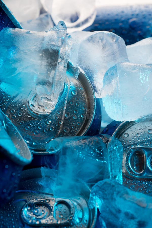 Melting ice cubes stock image. Image of cola, aluminum - 29778097