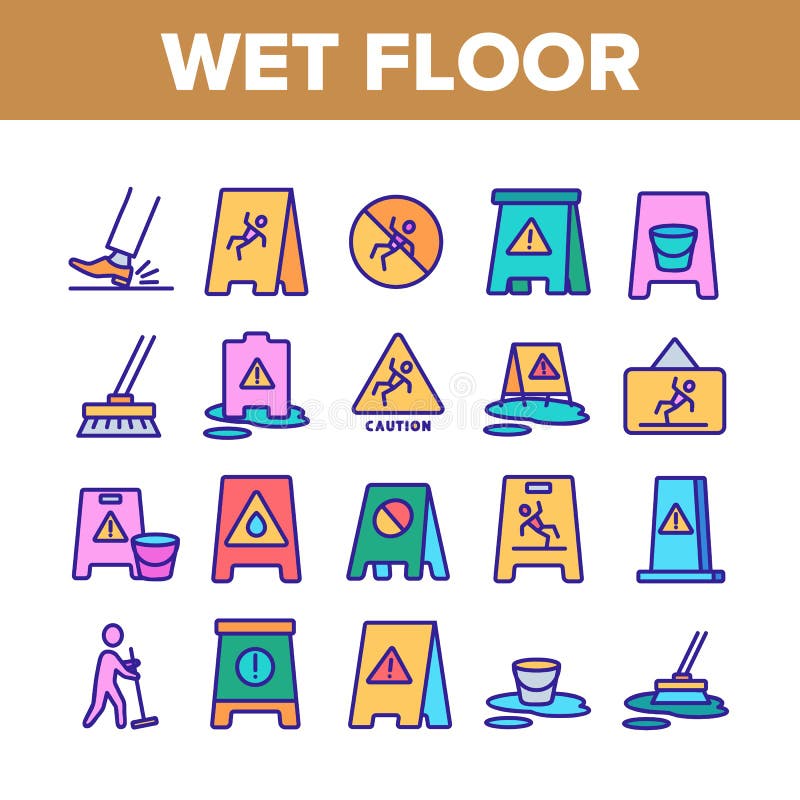 Warning Icons Wet Stock Illustrations – 558 Warning Icons Wet Stock ...