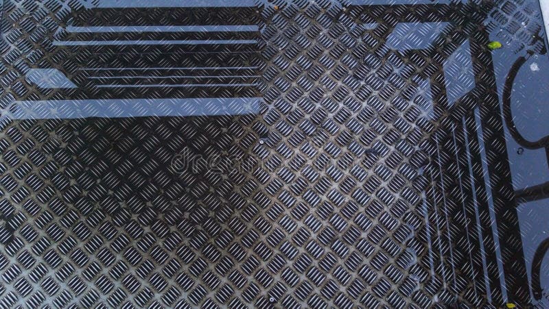 Wet Floor with Reflection in Bus Stop Stock Image - Image of ...