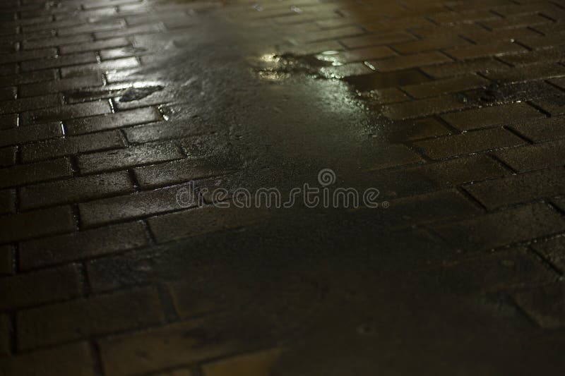 Wet Floor. Tiles on the Floor Stock Image - Image of wash, color: 327661053