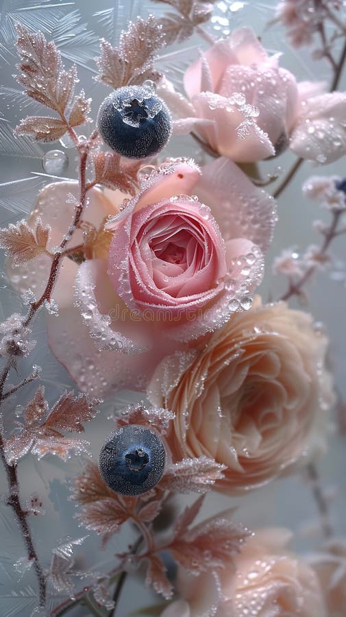 Wet Flowers. Water Drops on Flowers Stock Photo - Image of spring ...