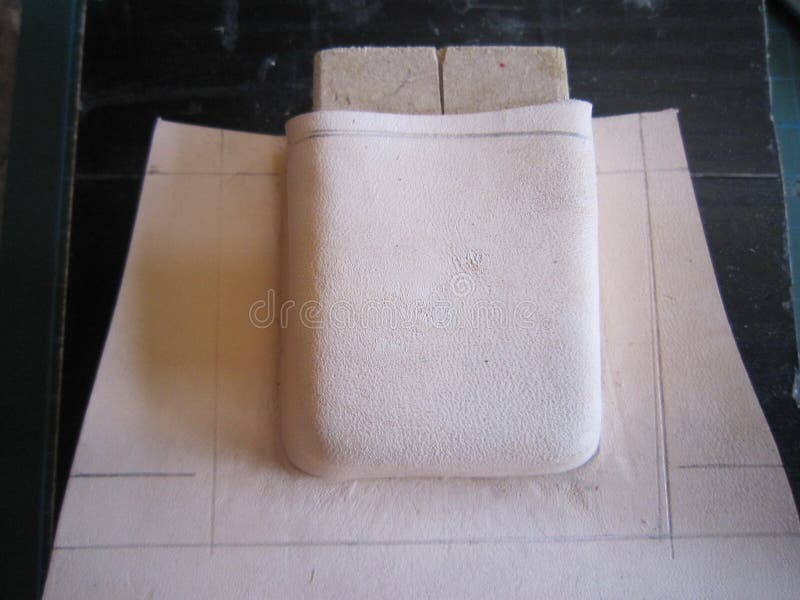 Wet forming leather 03 stock image. Image of tanned - 106528341