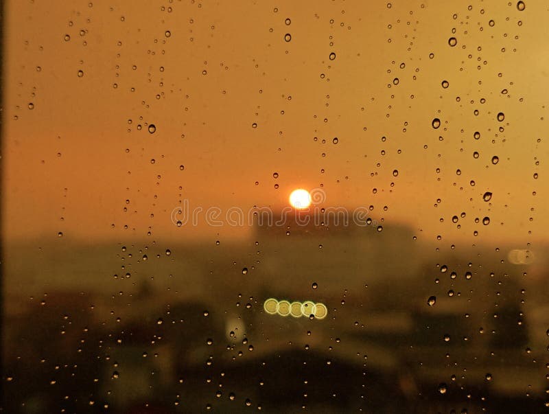Wet Glass Window Sunset Pouring Rain Stock Photos - Free & Royalty-Free Stock Photos from Dreamstime