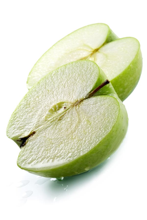 Wet green apple stock photo. Image of gourmet, succulent - 2065376
