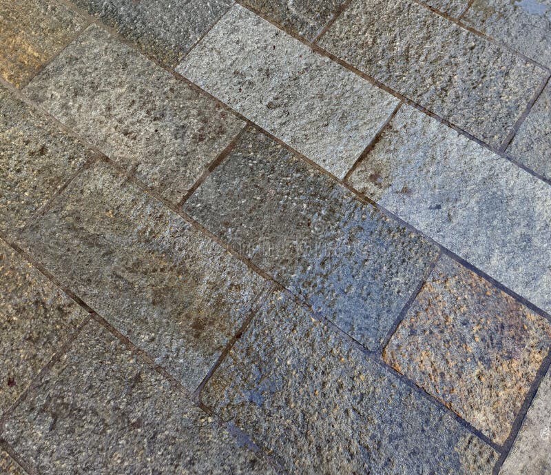 Wet Grey Stone Texture Background Stock Image - Image of weather ...