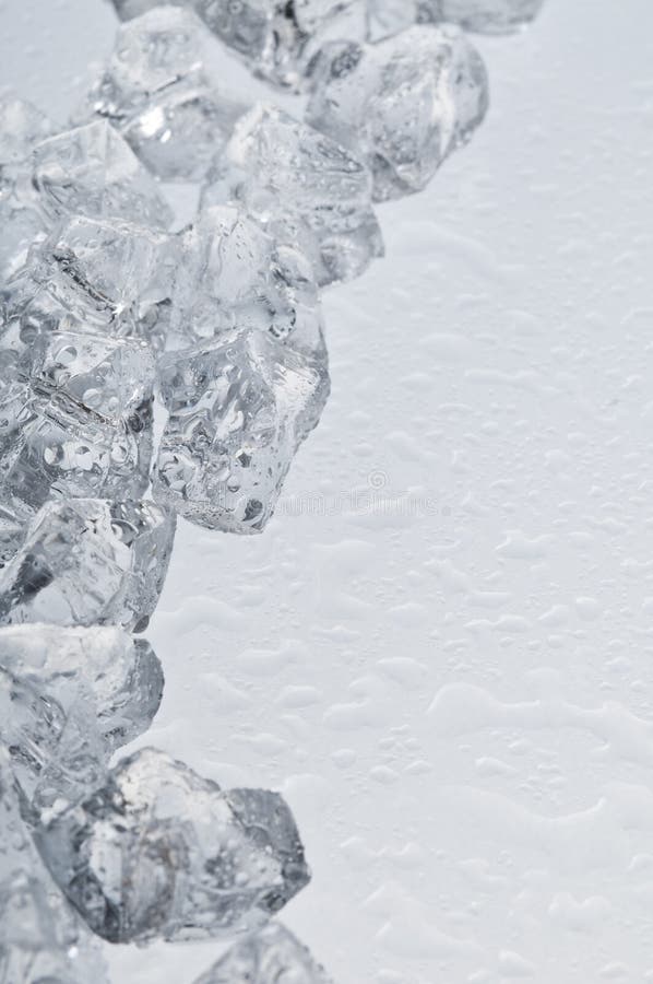 Wet ice cubes objects stock photo. Image of clear, frost - 12485160