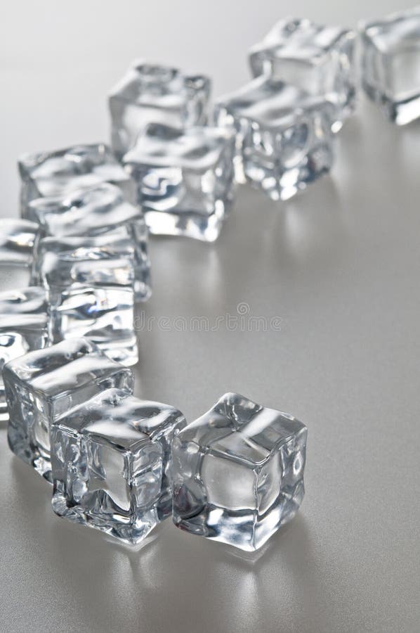 Wet ice cubes objects stock photo. Image of drink, cube - 12564824