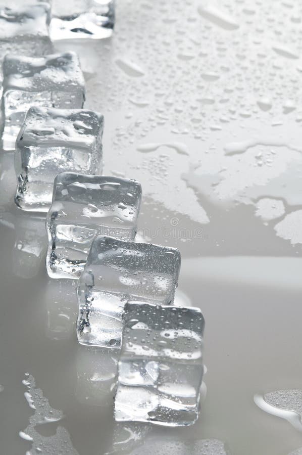 Wet ice cubes objects stock photo. Image of drink, cube - 12564824