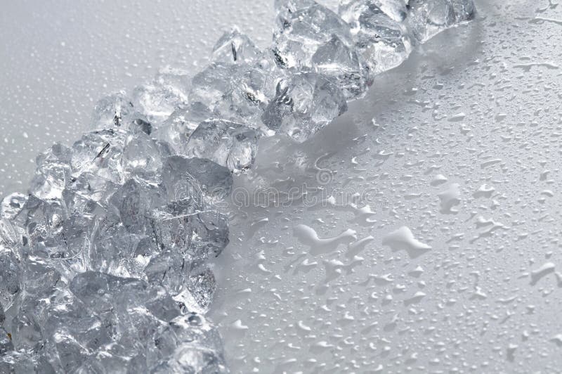 Wet ice cubes objects stock image. Image of isolated - 18064385