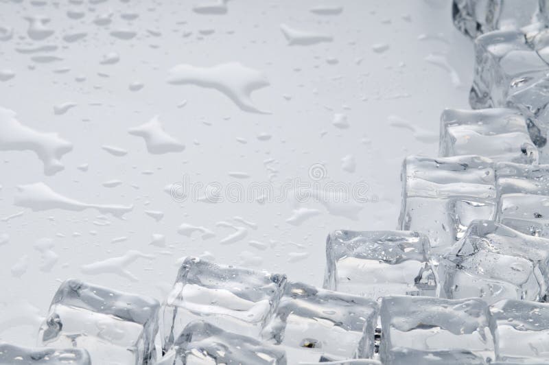 Wet ice cubes objects stock photo. Image of close, frozen - 15033964