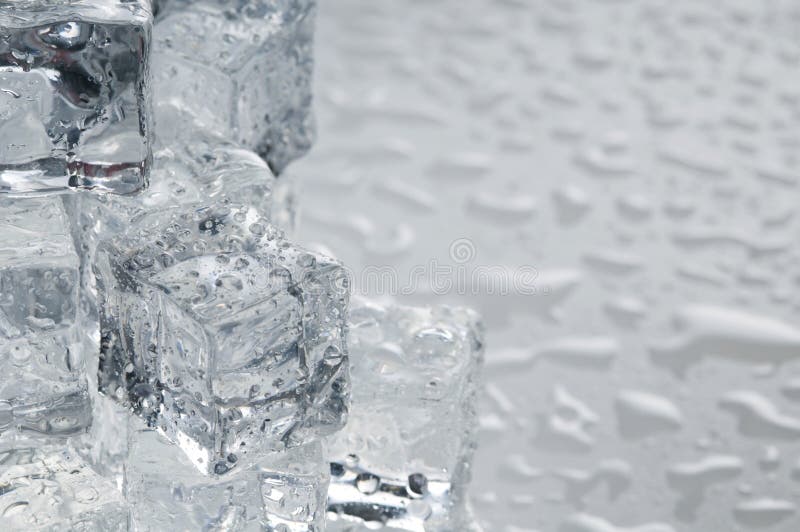 Wet ice cubes objects stock photo. Image of drink, cube - 12564824
