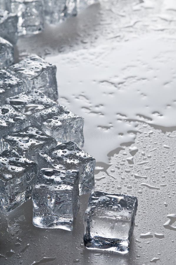 Wet ice cubes objects stock photo. Image of drink, cube - 12564824
