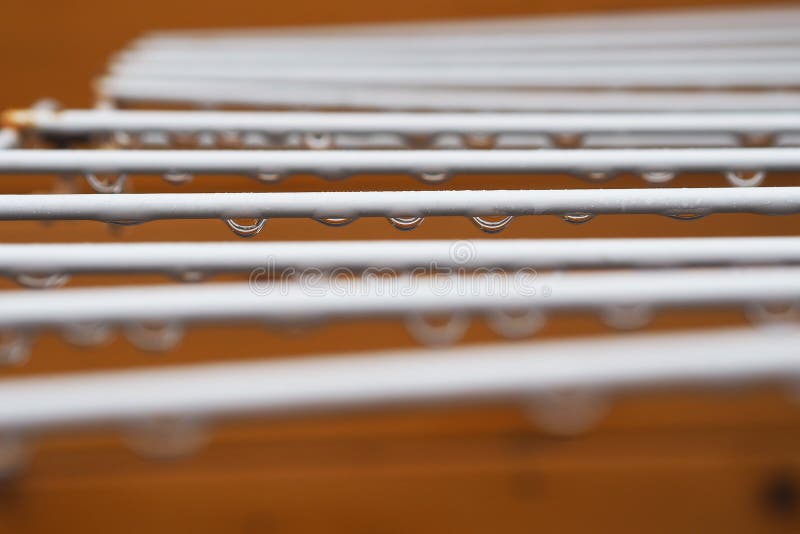 Wet laundry rack stock photo. Image of close, drops, rack - 45309766