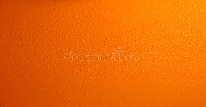 Wet Orange Background. Bright Texture with Water Drops Stock Photo ...