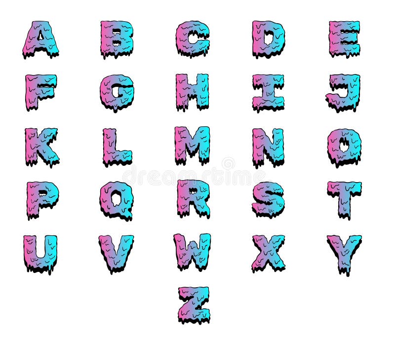 Colorful Paint Splash Alphabet Letters Stock Illustrations – 328 ...