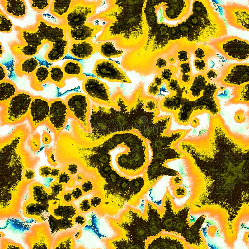 Wet Paint Seamless Pattern. Watercolor Stock Illustration ...