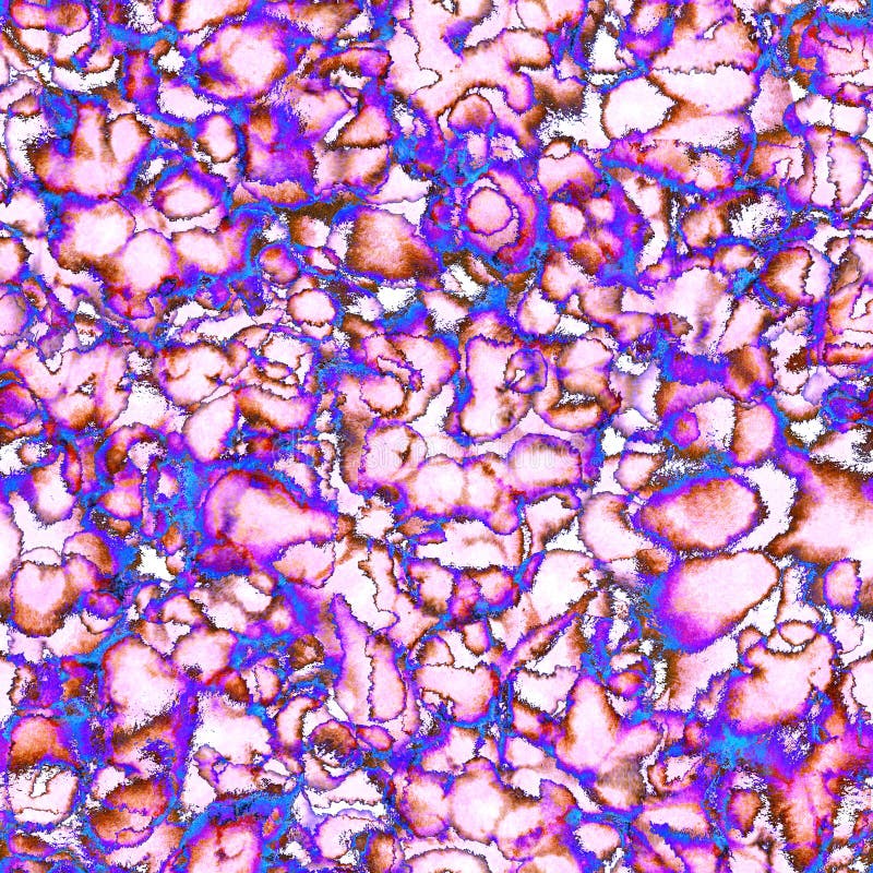 Wet Paint Seamless Pattern. Watercolor Stock Image - Image of soft ...