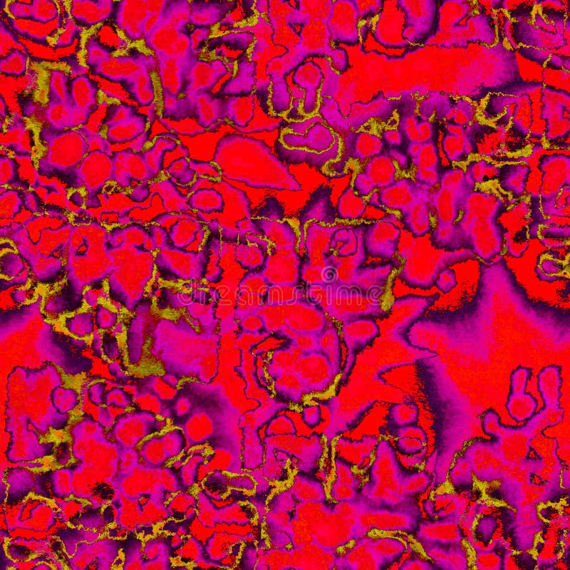 Wet Paint Seamless Pattern. Watercolor Stock Illustration ...