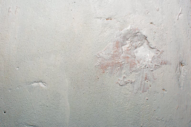 Wet Painted Wall with White Water Dispersion Paint Stock Photo - Image ...