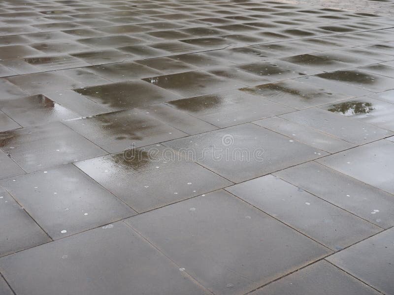 Wet pavement background stock image. Image of town, surface - 161006363