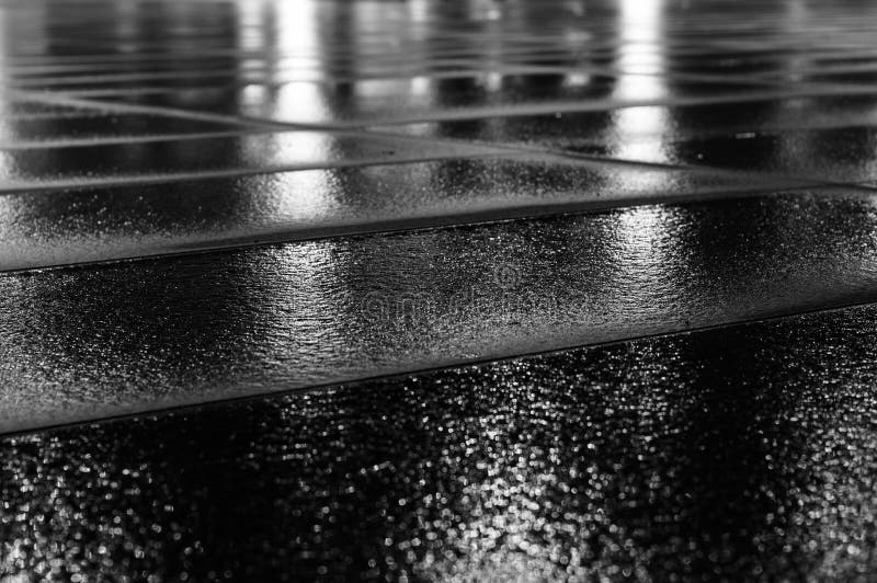 Wet paving slab after rain stock photo. Image of architecture - 63487130