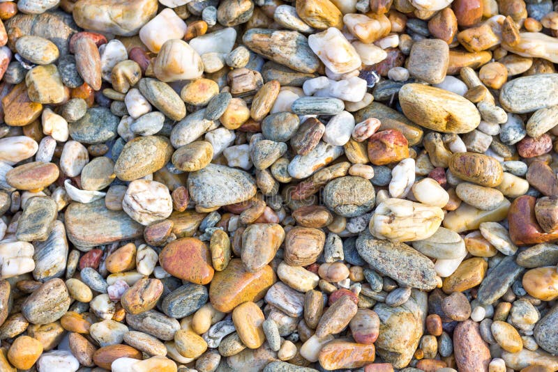 Wet Pebble Texture Background Stock Image - Image of numerous ...