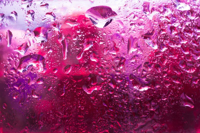 Wet Pink Abstract Background, Drop Water Wallpaper Stock Image - Image ...