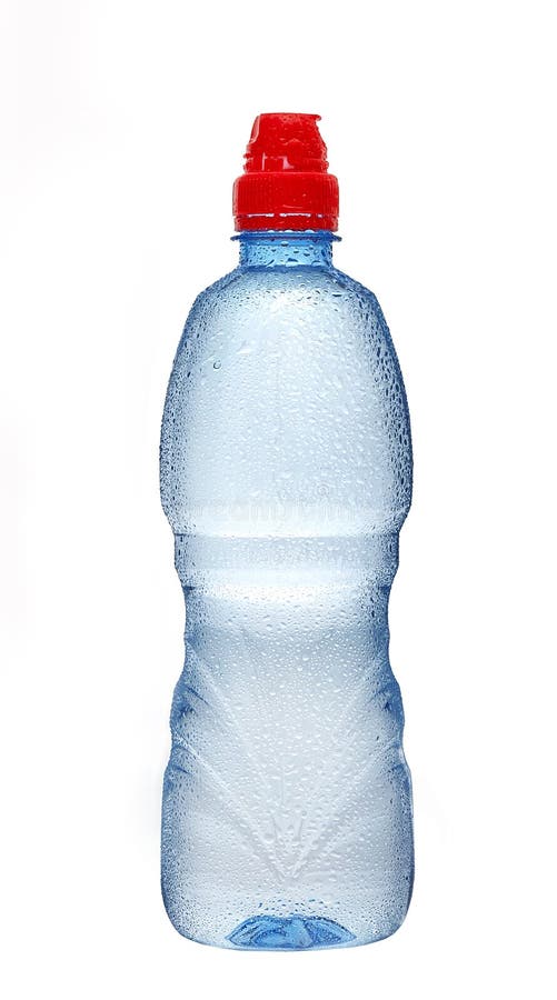 Wet plastic water bottle stock image. Image of health - 33349733