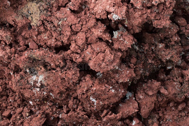 Wet Red Clay for Making Containers or Planting Some Plants . Stock ...