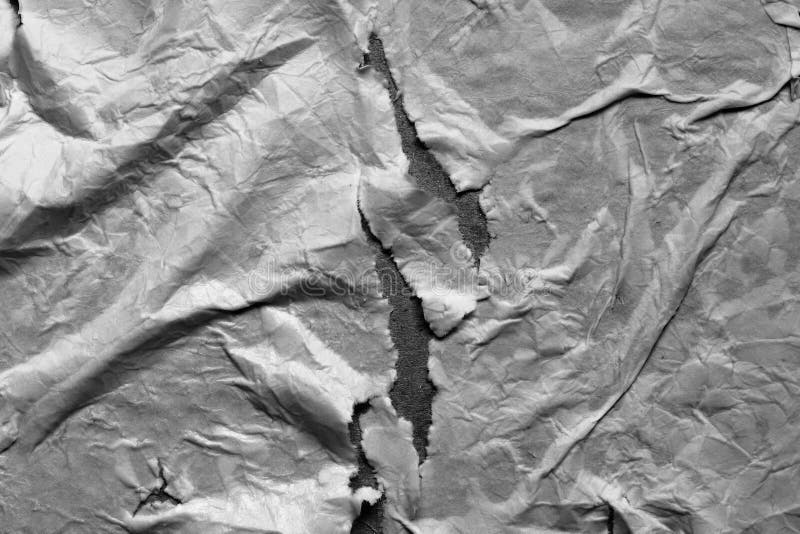 Wet Ripped Dark Paper Texture. Empty Torn Wet Paper Sheet with Surface ...