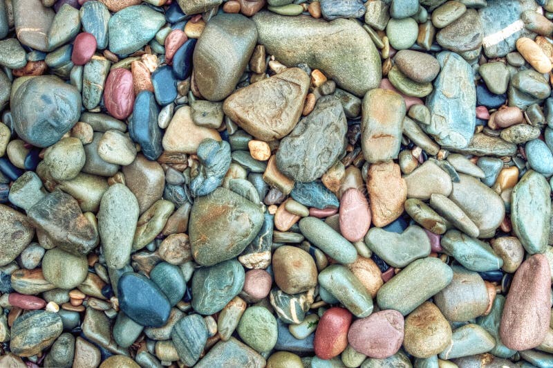 Wet Rocks on Beach stock image. Image of stones, backgrounds - 46831505