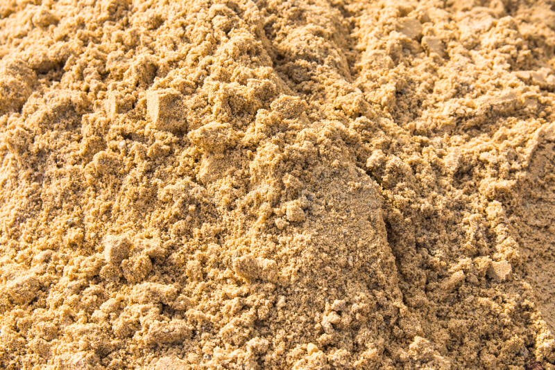 The wet sand stock image. Image of prepare, heap, outdoor - 131067073