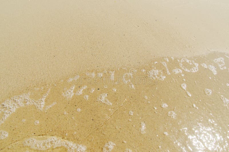 Wet sand with water stock photo. Image of lagoon, beach - 31445206