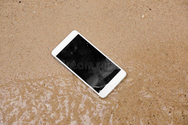 Wet smartphone stock photo. Image of digital, moisture - 80103648