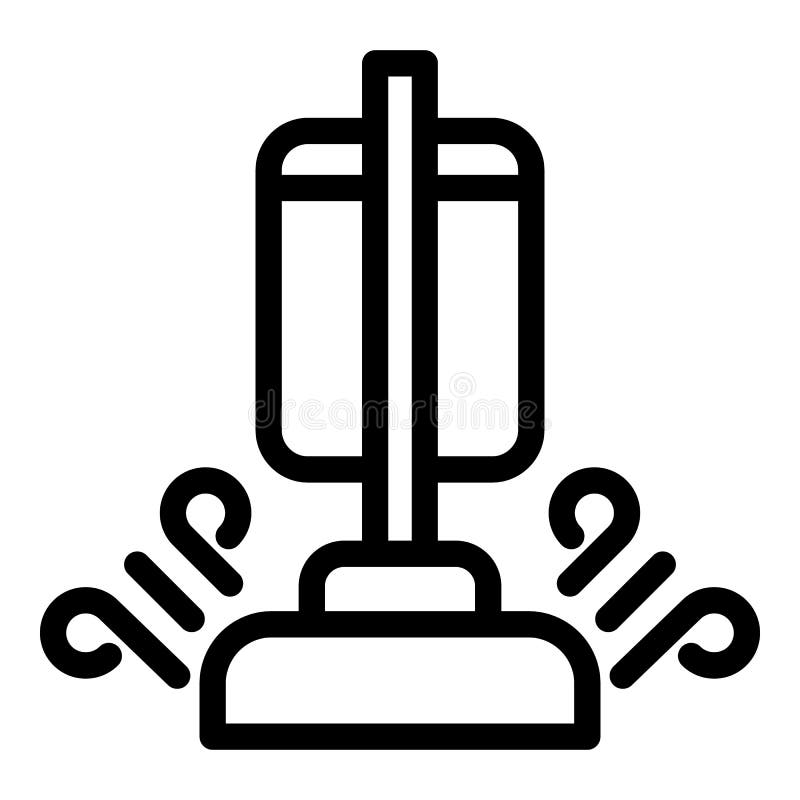 Dry Steam Cleaner Icon, Outline Style Stock Vector - Illustration of ...