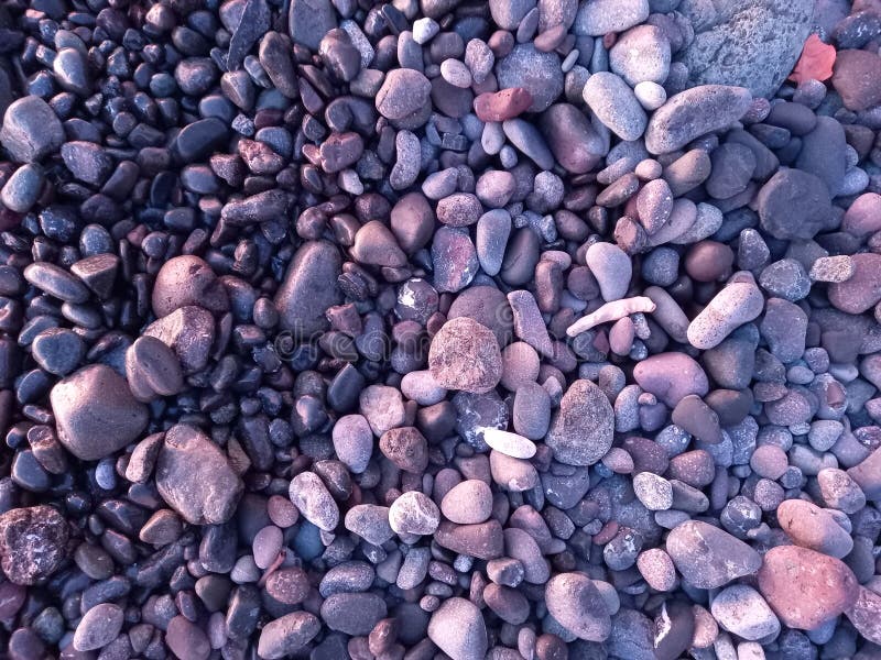 Wet Stone Background in the Beach Area Stock Photo - Image of material ...