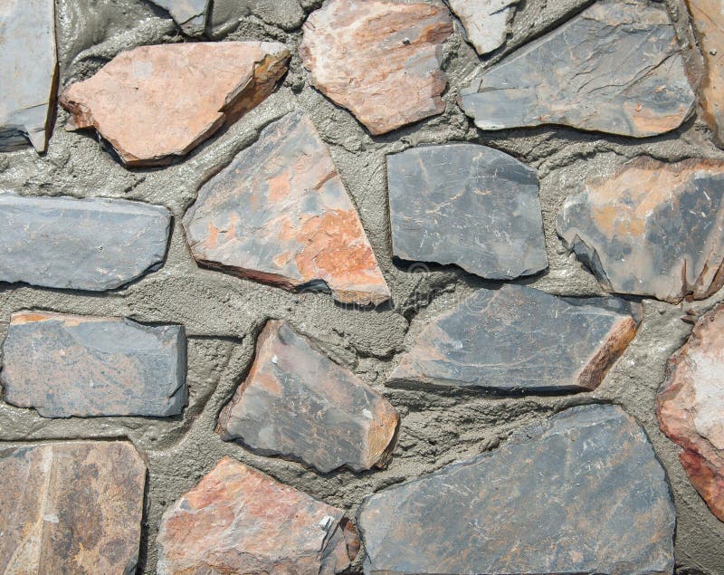 Wet Stone Wall Background and Texture Stock Image - Image of crag ...