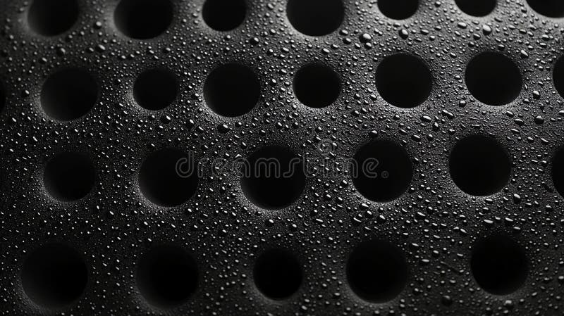 Wet Surface with Holes Pattern Texture Abstract Background Macro Detail ...