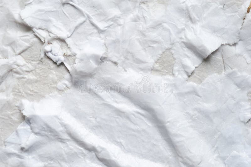 Wet Torn Paper Texture. Blank Torn Sheet of Wet Paper with Surface ...