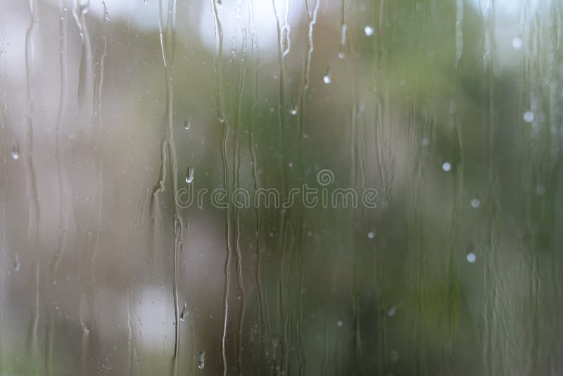 A wet window pane stock image. Image of window, pouring - 42895829