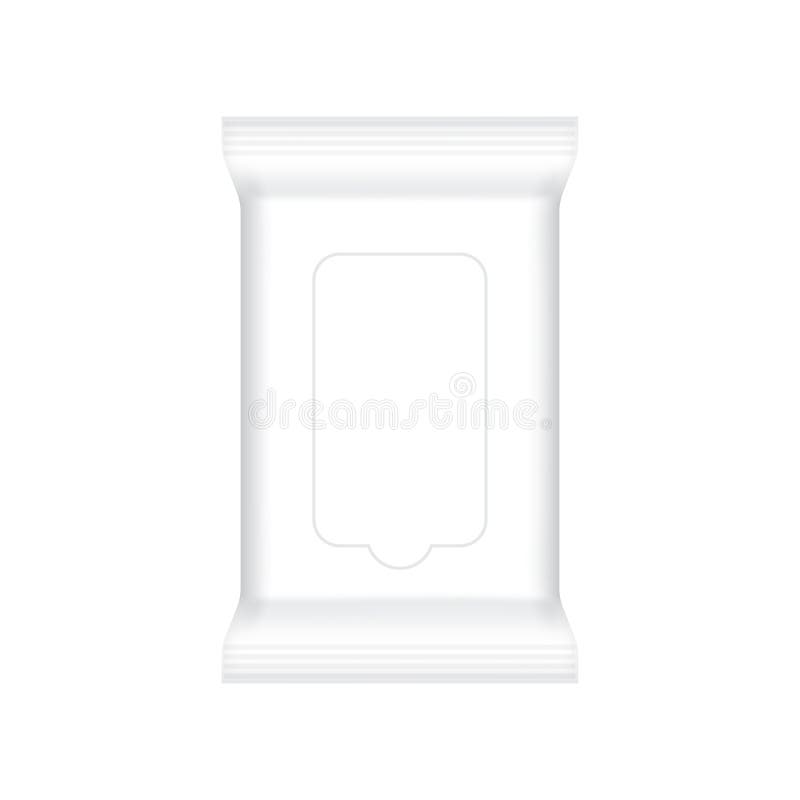 Tissue Box and Sachet Bag Wet Wipe Mock Up Realistic Product Packaging ...