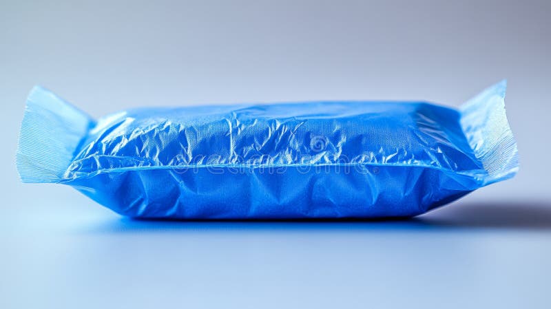 A Wet Wipe or Tissue Placed on a White Background with a Clipping Path ...