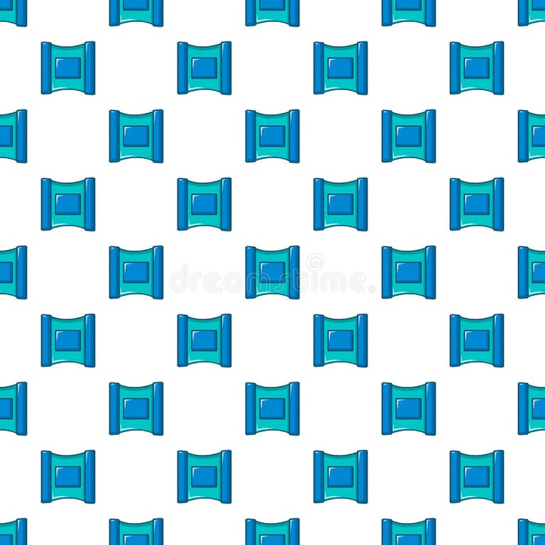 Wet Wipes Package Pattern Seamless Stock Vector - Illustration of ...