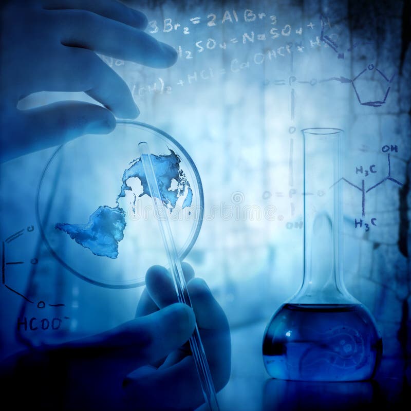 Wetenschap En Medische Achtergrond Stock Afbeelding - Image of ...