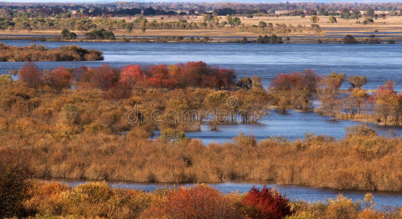 The wetland stock photo. Image of fall, blue, season - 35617216