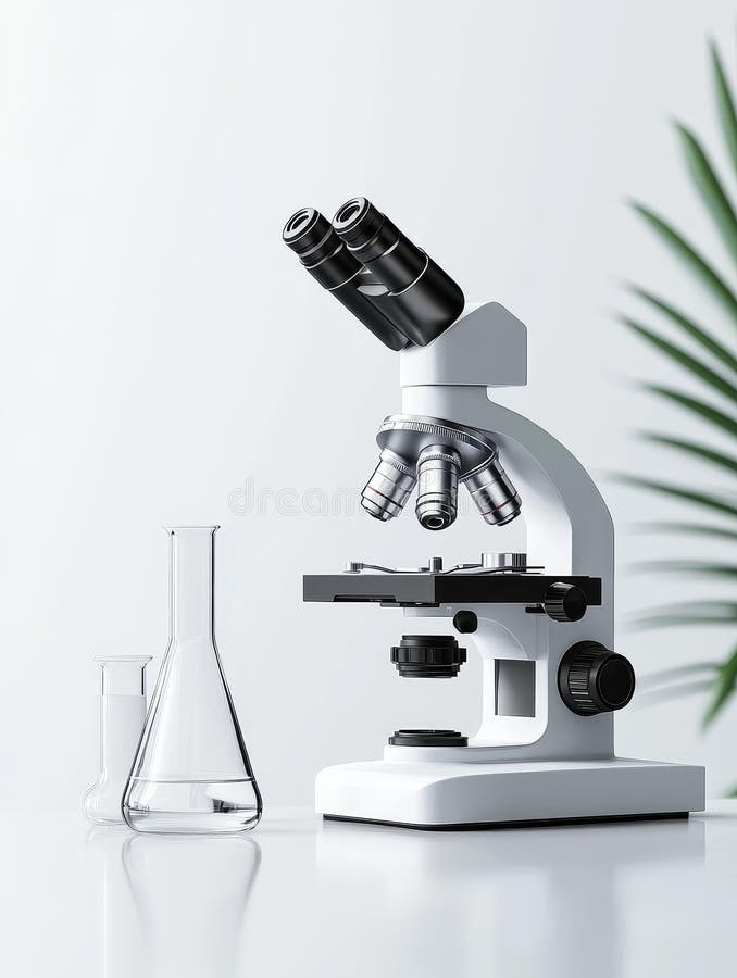Wetland Microbe Lab Analysis Microscope Beakers Lab Setting Scientific ...