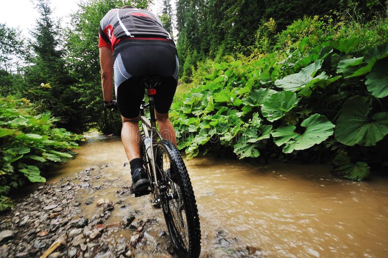 Mtb extreme splash stock image. Image of cross, athlete - 30686455